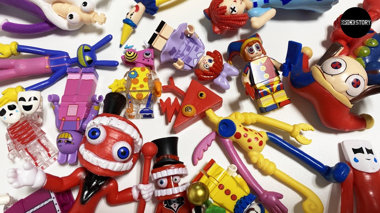 I built Amazing Digital Circus Minifigures out of LEGO! - YouTube