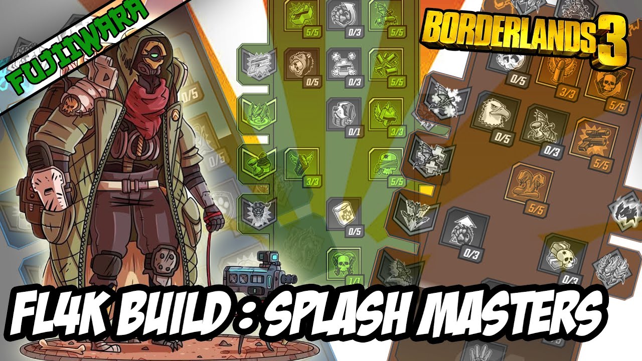 BORDERLANDS 3 | VOS BUILDS #2 : SPLASH MASTER FL4K by GARIAN!! - YouTube