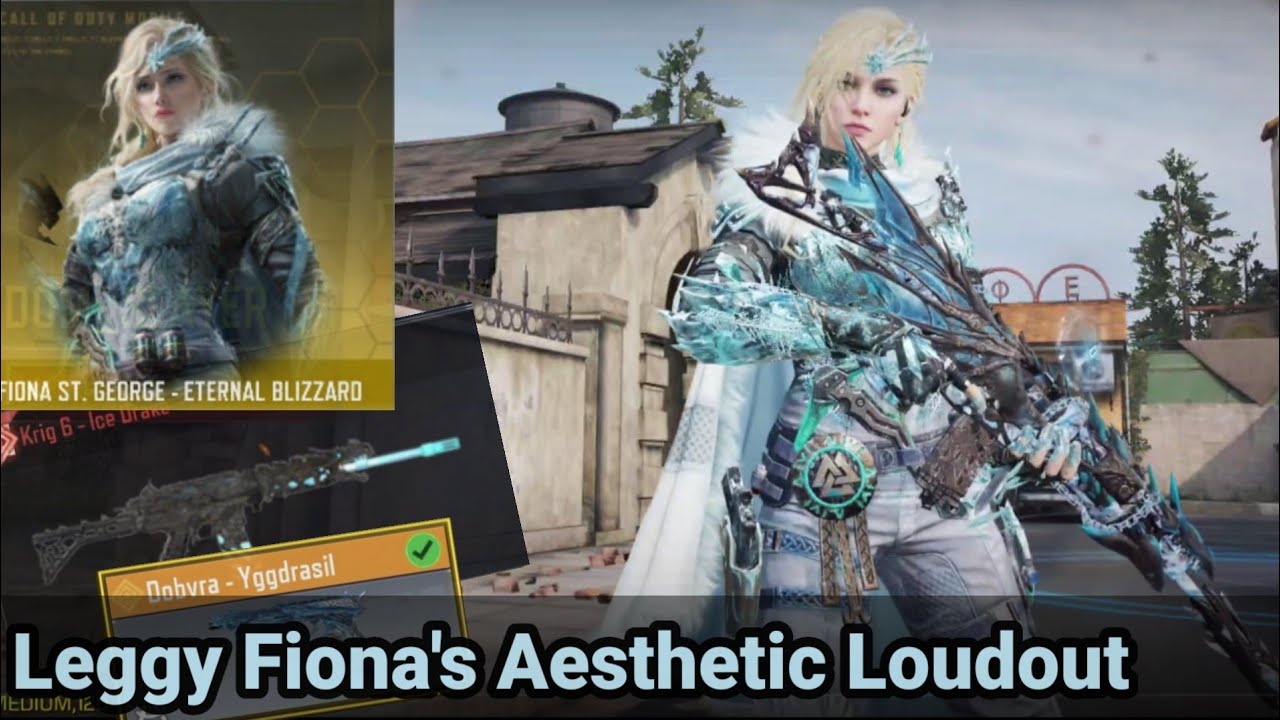 Legendary Fiona's Aesthetic Gameplay (Bitter Cold Draw, Cod Mobile ...