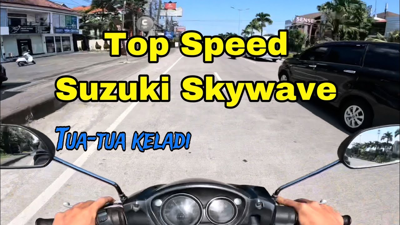 Tes Top Speed Suzuki Skywave Pakai GPS || Masih Tangguh Di Pakai Tahun ...