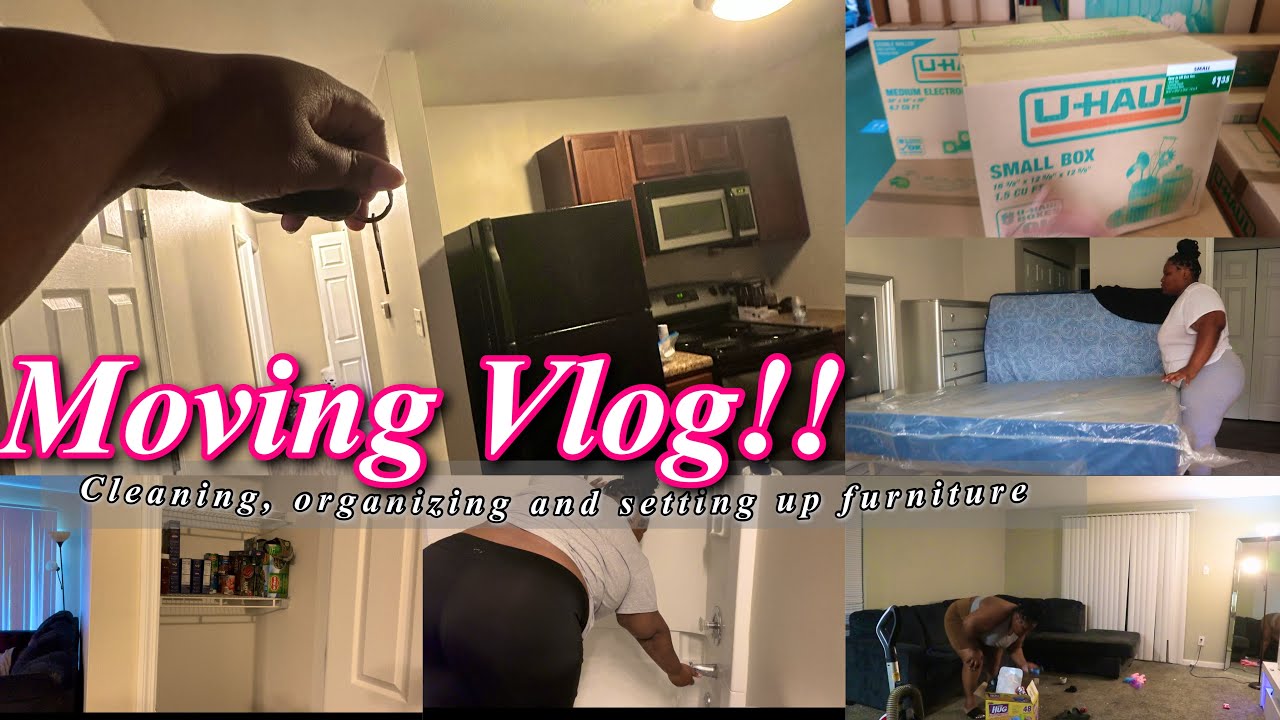 MOVING VLOG!! (Watch me move from one apartment to a New!!) Single Mom ...