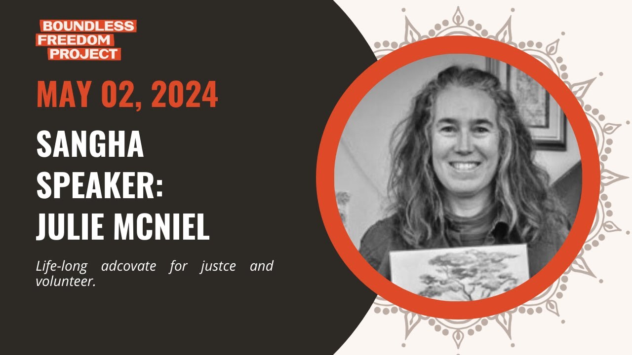 A dharma sharing by artist Julie McNeil - YouTube