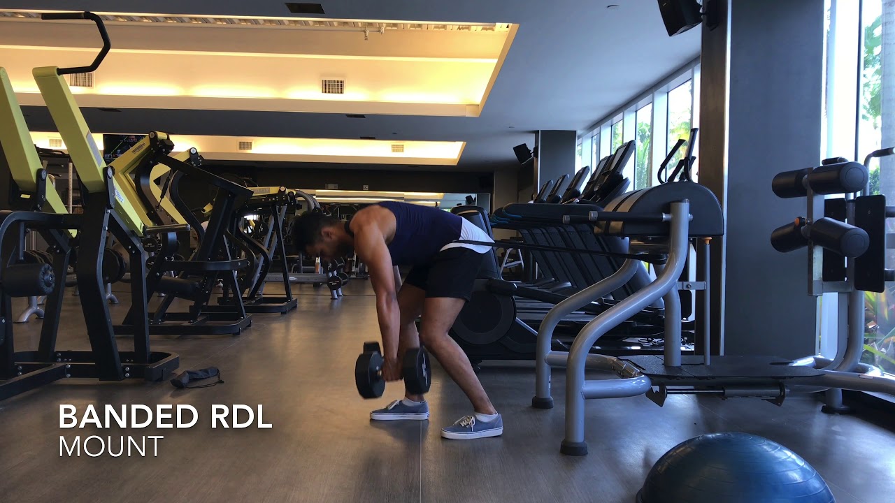 Banded Romanian Deadlift - YouTube
