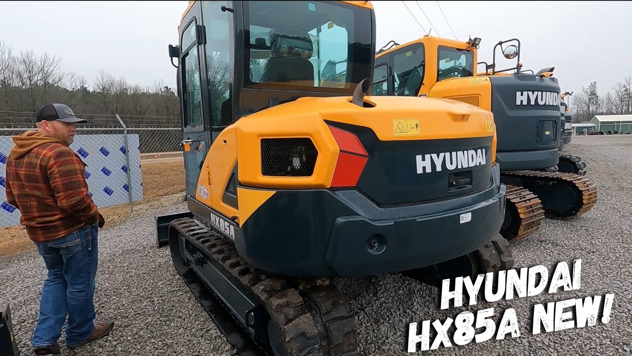 Hyundai HX85A excavator brand new! - YouTube