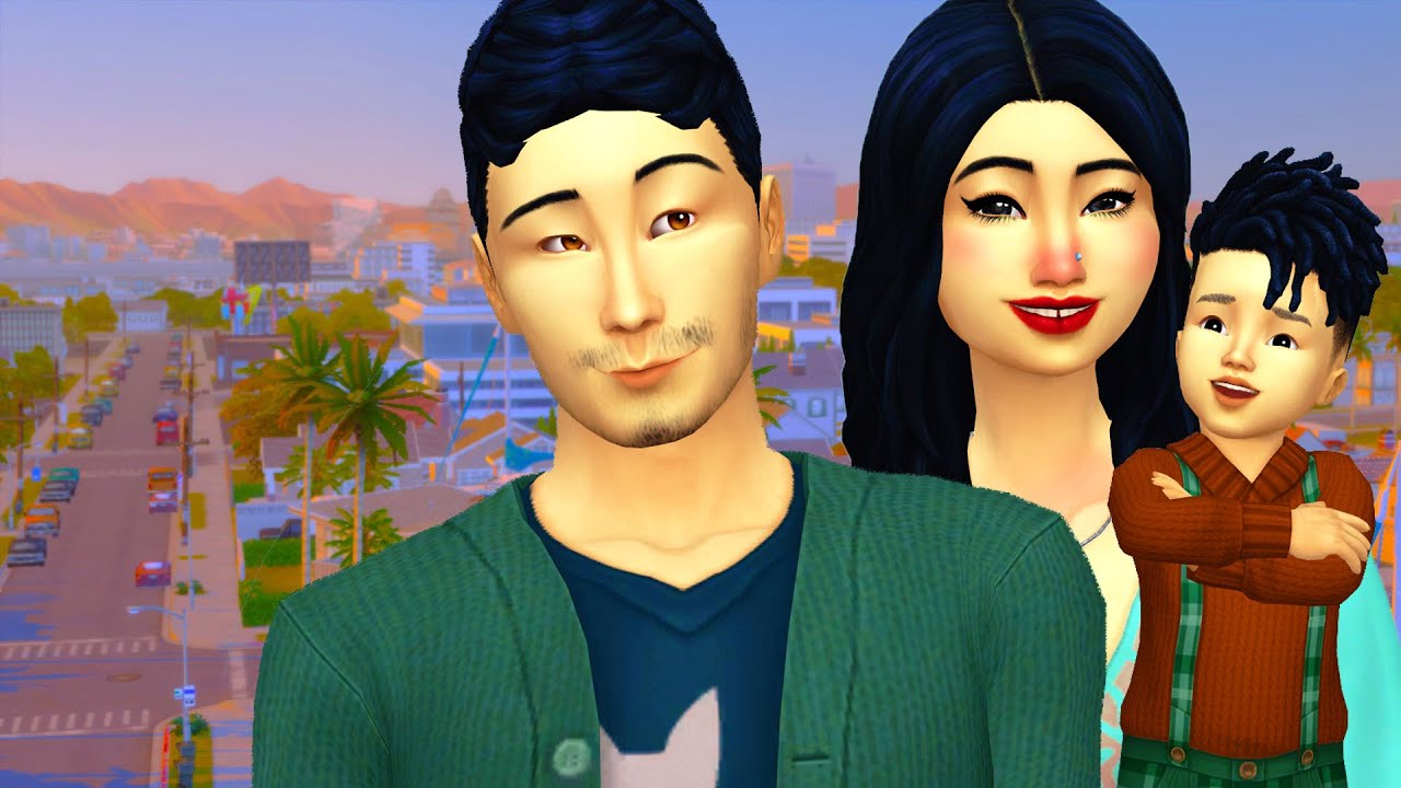 MURPHY FAMILY - THE SIMS 4 - CAS - CC INCLUDED - YouTube