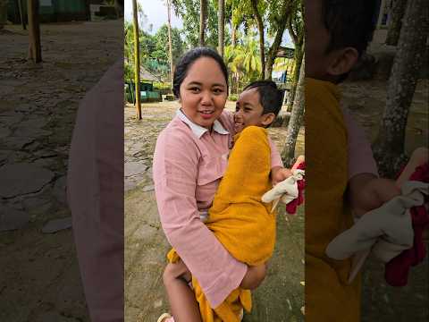 faqih habis mandi di gendong#trendingshorts