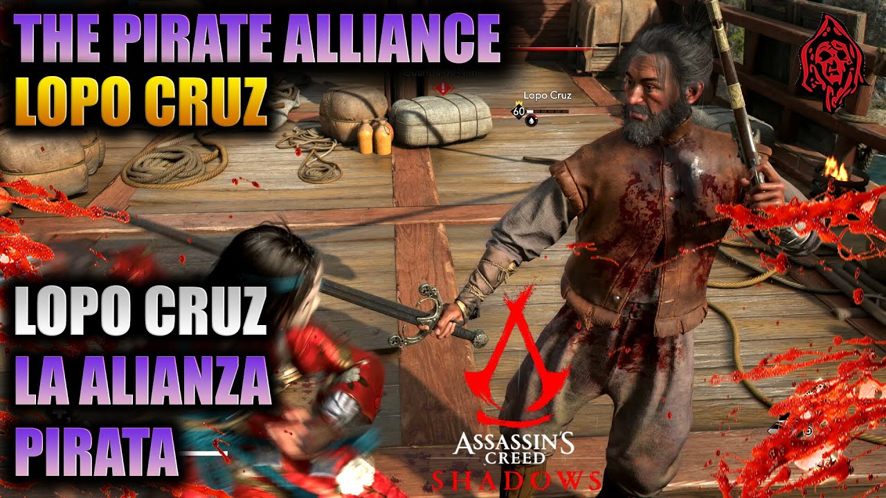 ASSASSIN'S CREED SHADOWS THE PIRATE ALLIANCE (LOPO CRUZ) / LA ALIANZA ...