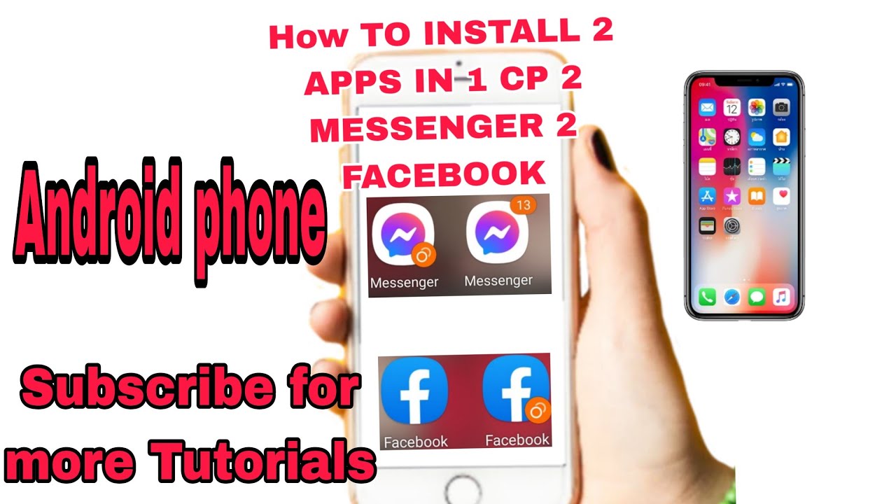 how to Install 2 Apps in 1 Mobile phone 2 Facebook 2 Messenger - YouTube