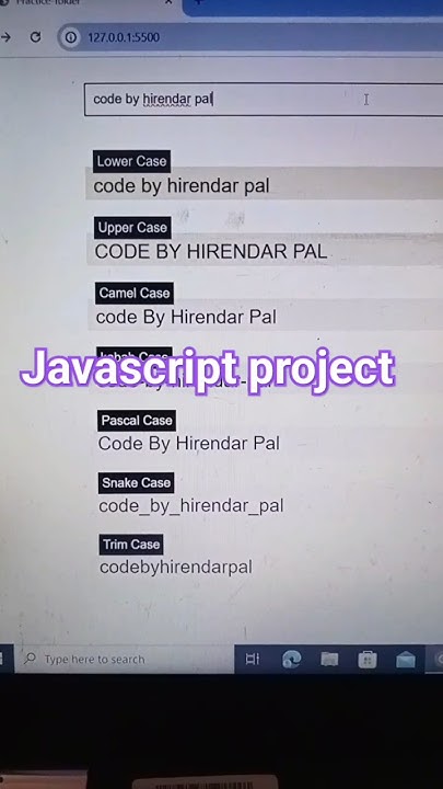 🤓how to make latter formate in javascript/latter formate kaise banay #shorts #coding #trending ...