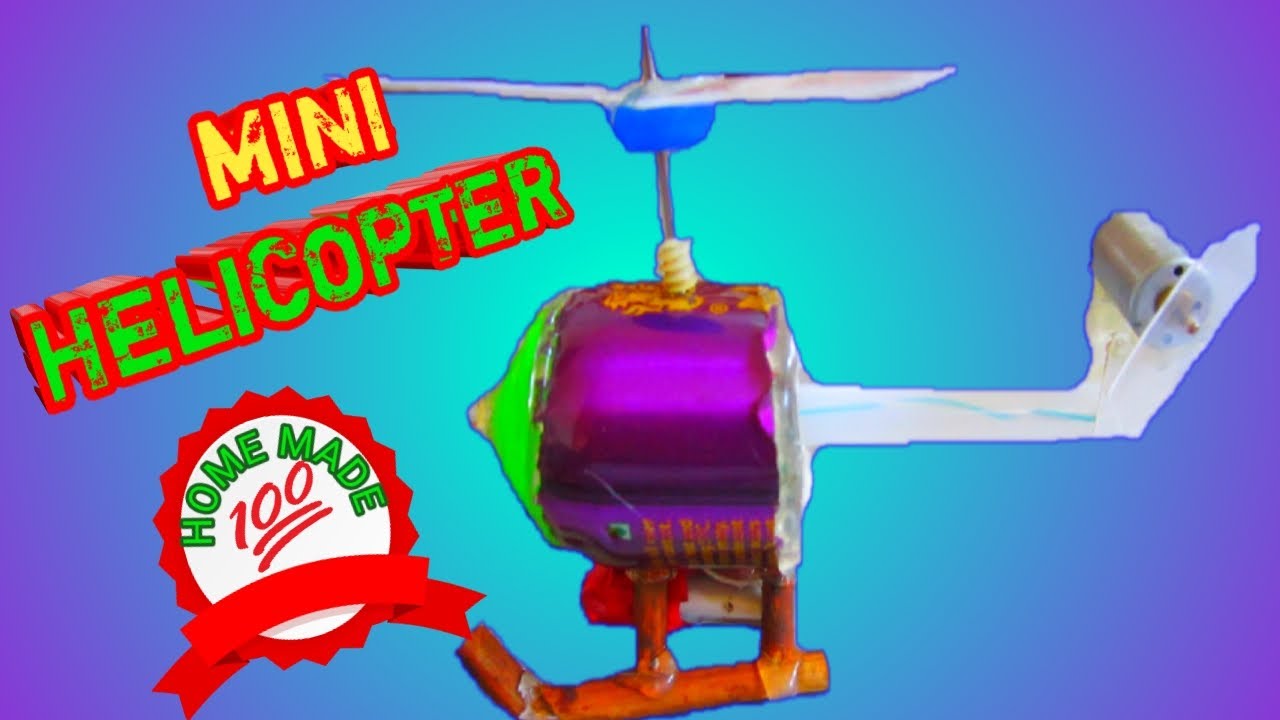 How to make a mini helicopter at home,DIY FOR INNOVATIVE KIDS - YouTube