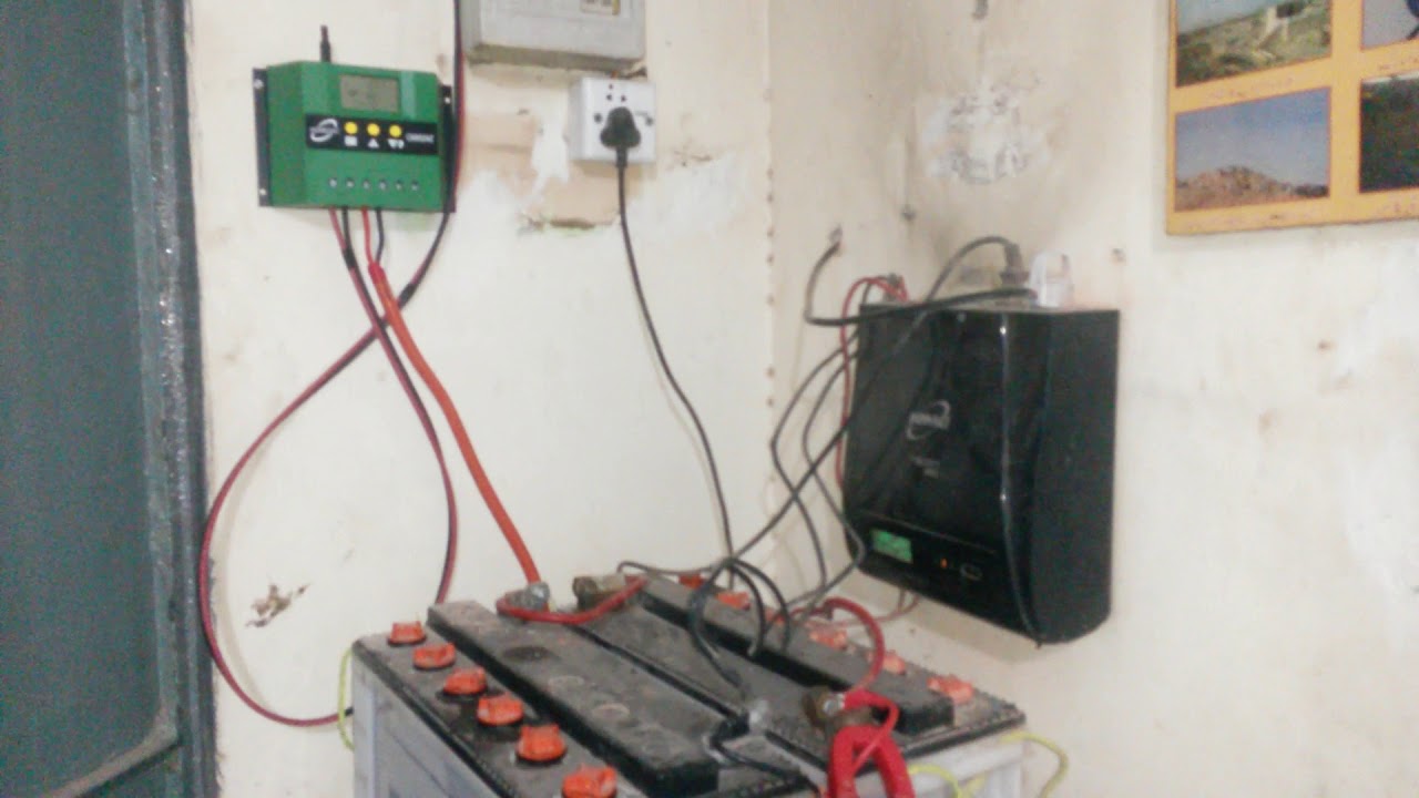 SOLAR Setup for Existing UPS Setup 600Watts Load - YouTube