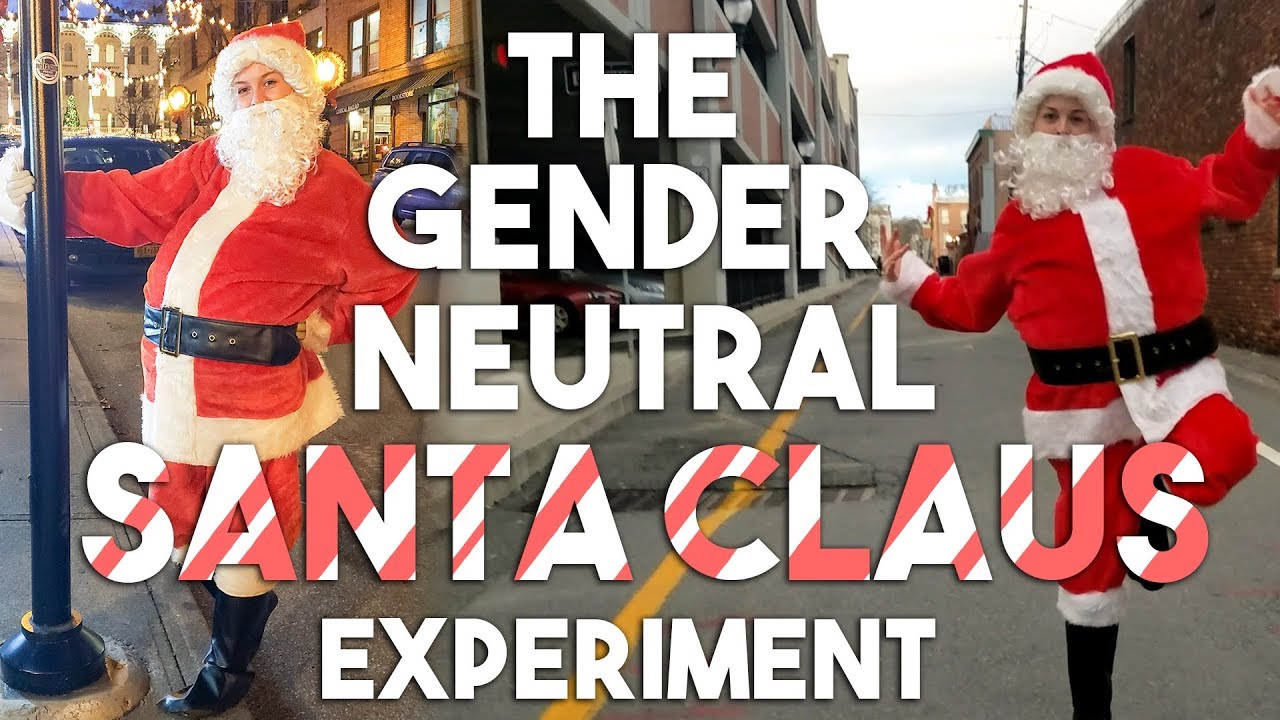 The Gender Neutral Santa Claus Experiment! - YouTube