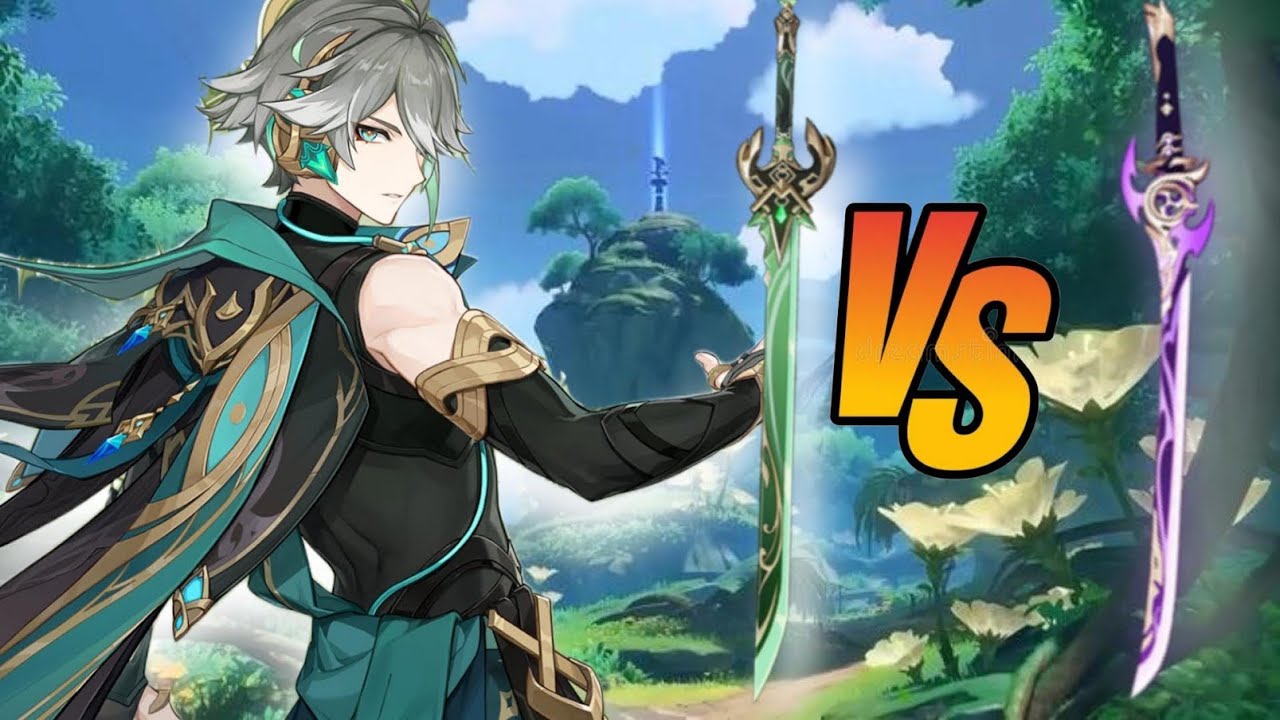 Al Haitham Mitsplitter Reforged vs Primordial Jade Cutter Weapon ...
