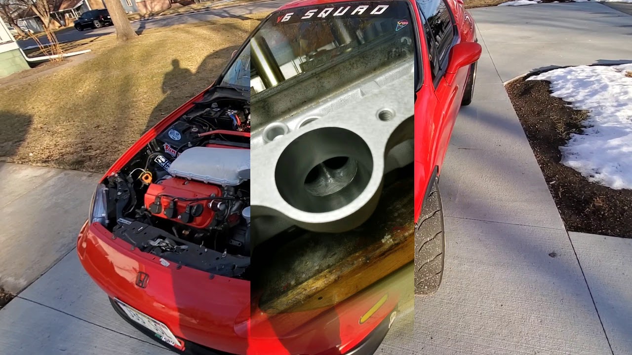 Nitrous J35 Del Sol Mini Van Motor walk around - YouTube