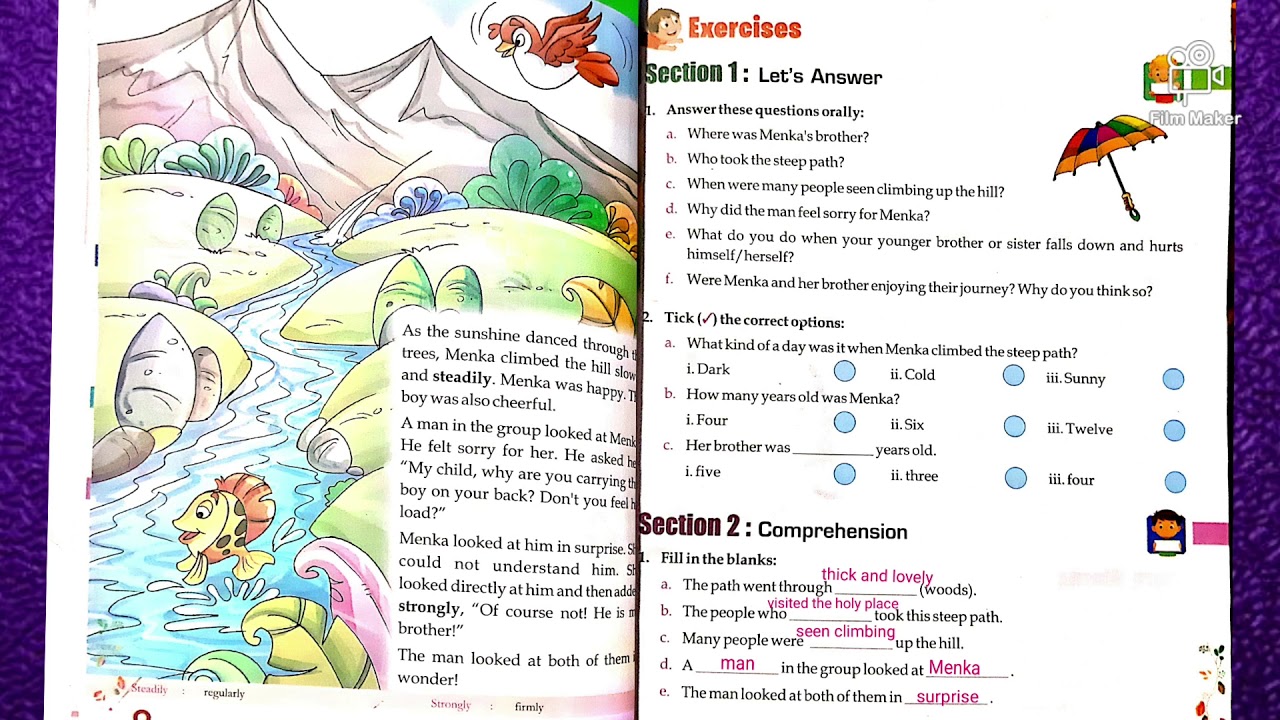 Class-5 ENGLISH Literature Chapter-2 "Menka" [Part-2] - YouTube