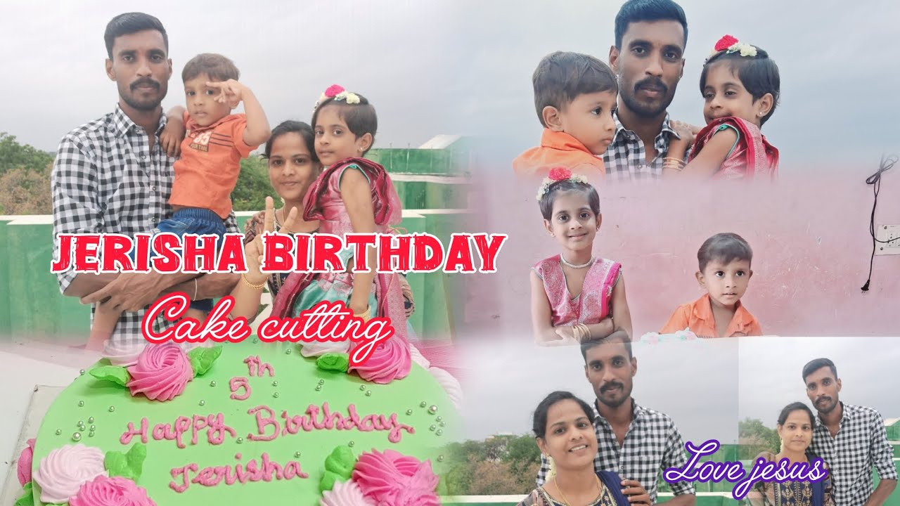 Jerisha Birthday cake cutting video |Birthday celebration vlog | #happy ...