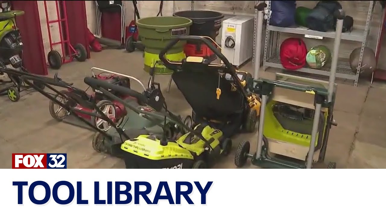 Chicago Tool Library offers tools and more for borrowing - YouTube