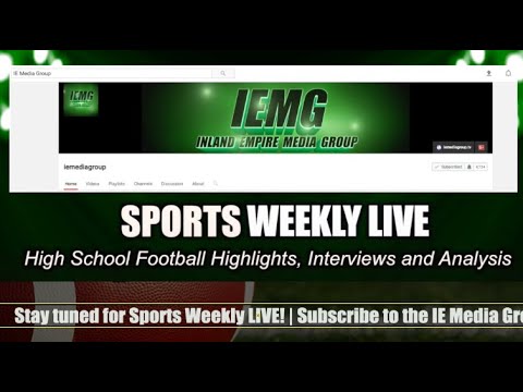 LIVE! HS Football Week 4 Sports Weekly LIVE (9-21-24) - YouTube