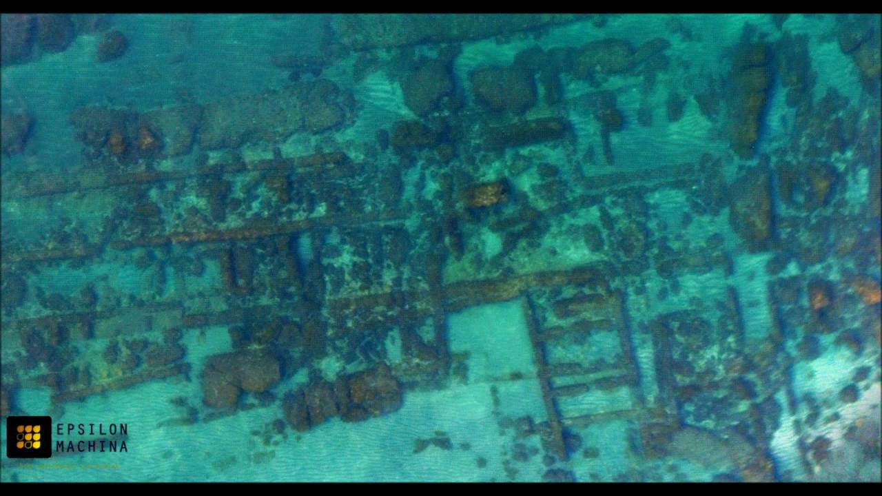 Tyrrenian Sea; Underwater ancient roman city recostruction by UAV - YouTube