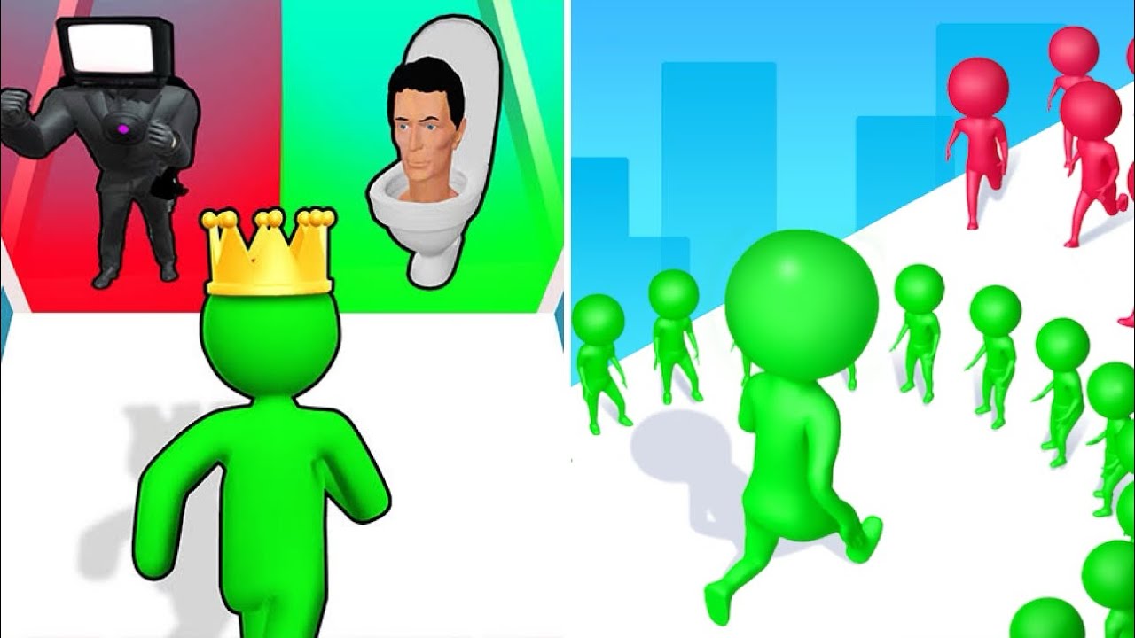 Max Levels 🟢🟢Giant Rush Vs Circle Run Max New All Levels Gameplay VRE12 - YouTube