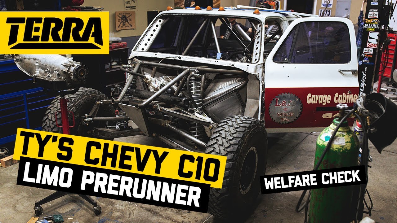 Ty's C10 Crew Cab Prerunner Build! | BUILT TO DESTROY - YouTube