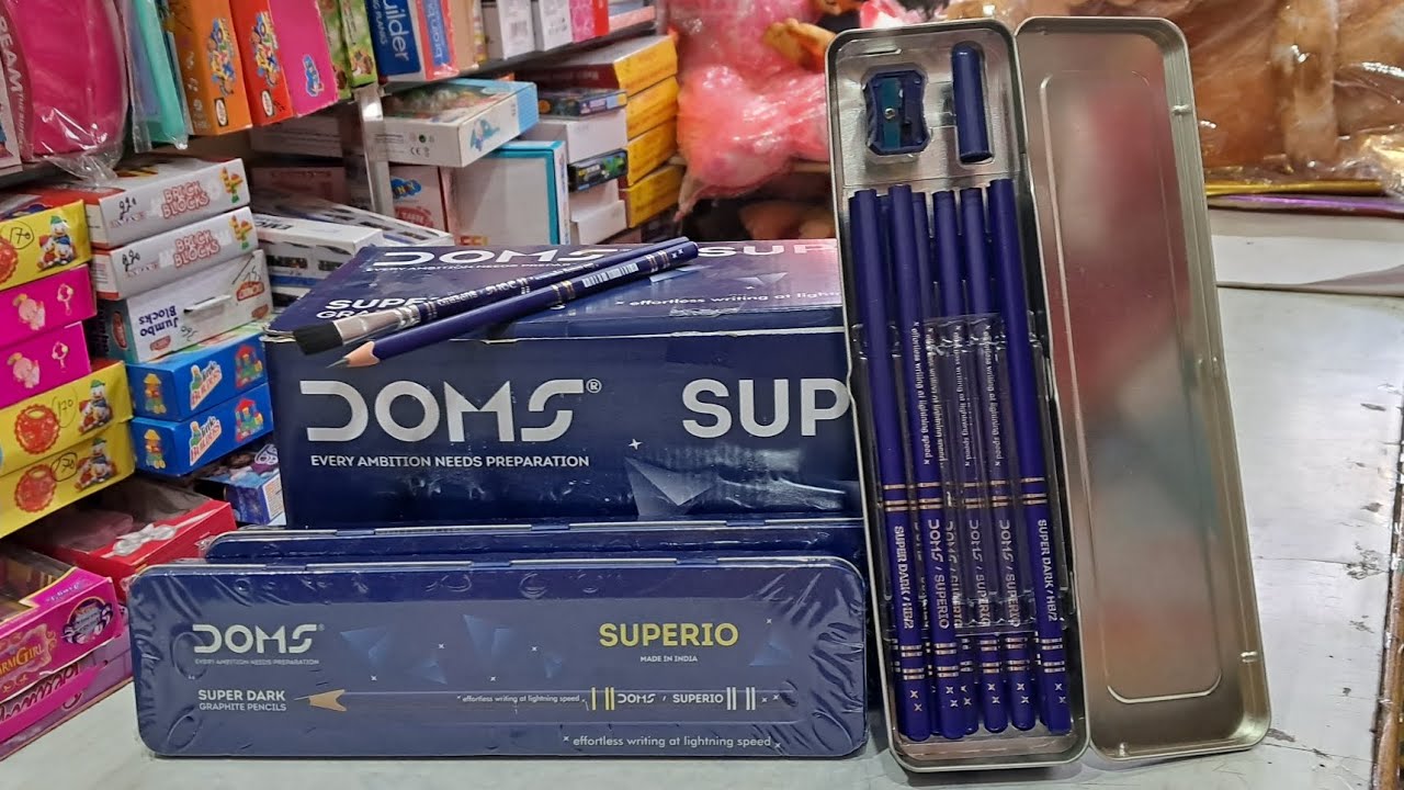 Doms Superio Pencil Box - YouTube