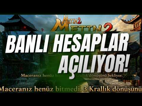 Metin2 Banlı hesaplar açılıyor ! Genel AF ÇIKTI ! #metin2 TR