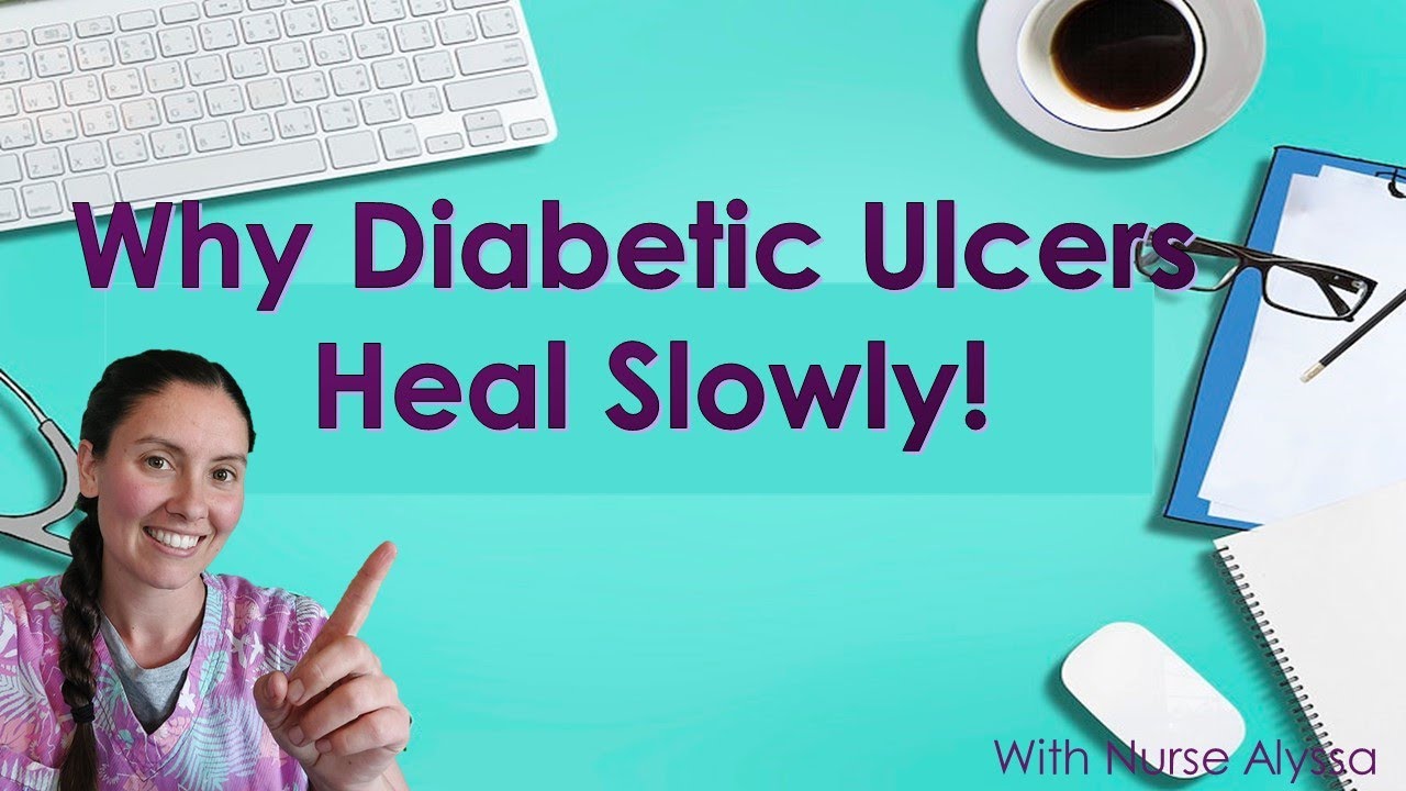 Why Diabetic wounds heal slowly! - YouTube