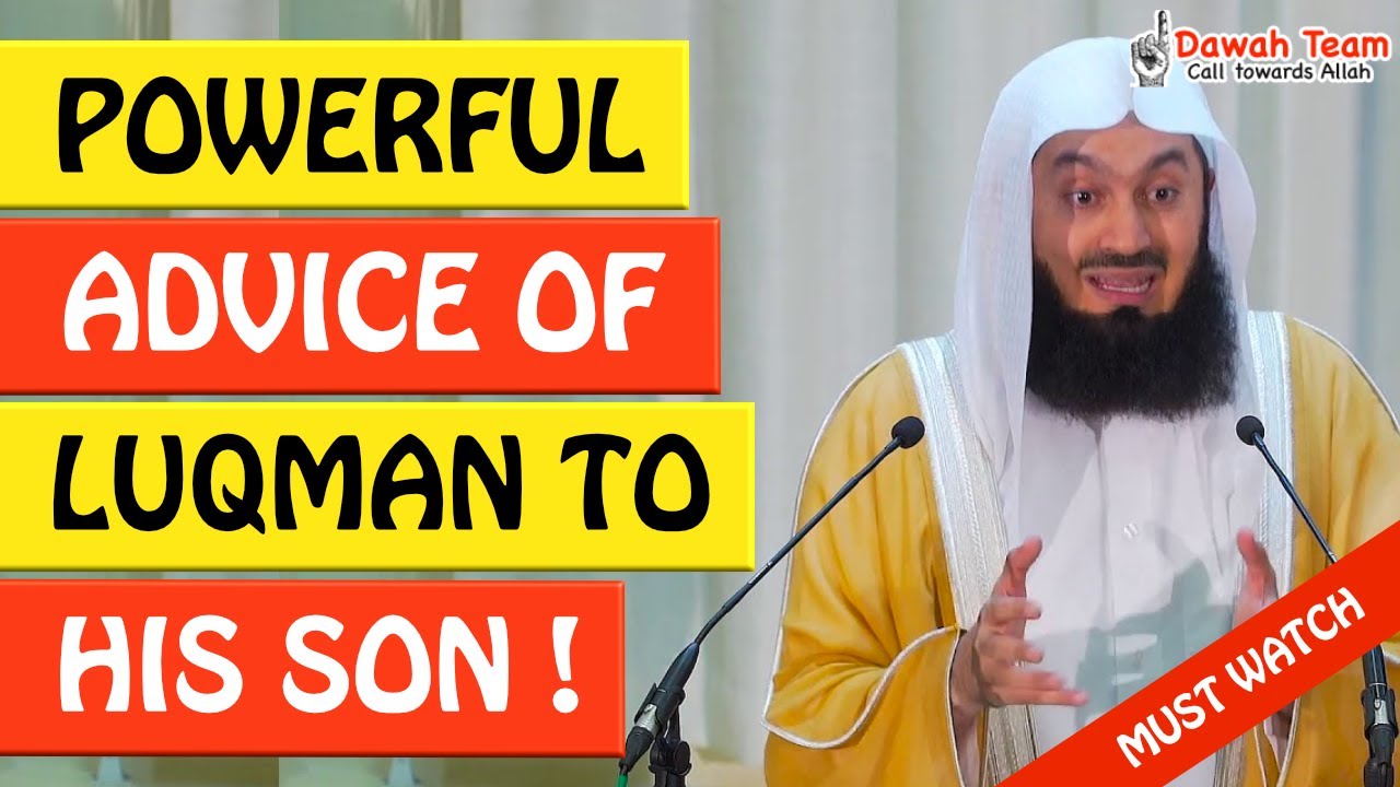 🚨POWERFUL ADVICE OF LUQMAN TO HIS SON 🤔 - MUFTI MENK - YouTube