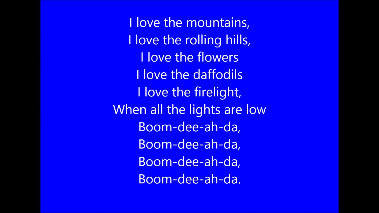 I Love the Mountains - YouTube