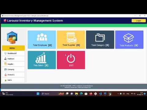 Inventory Management System Using Pyqt5 with MySQL [Source Code Available ] - YouTube