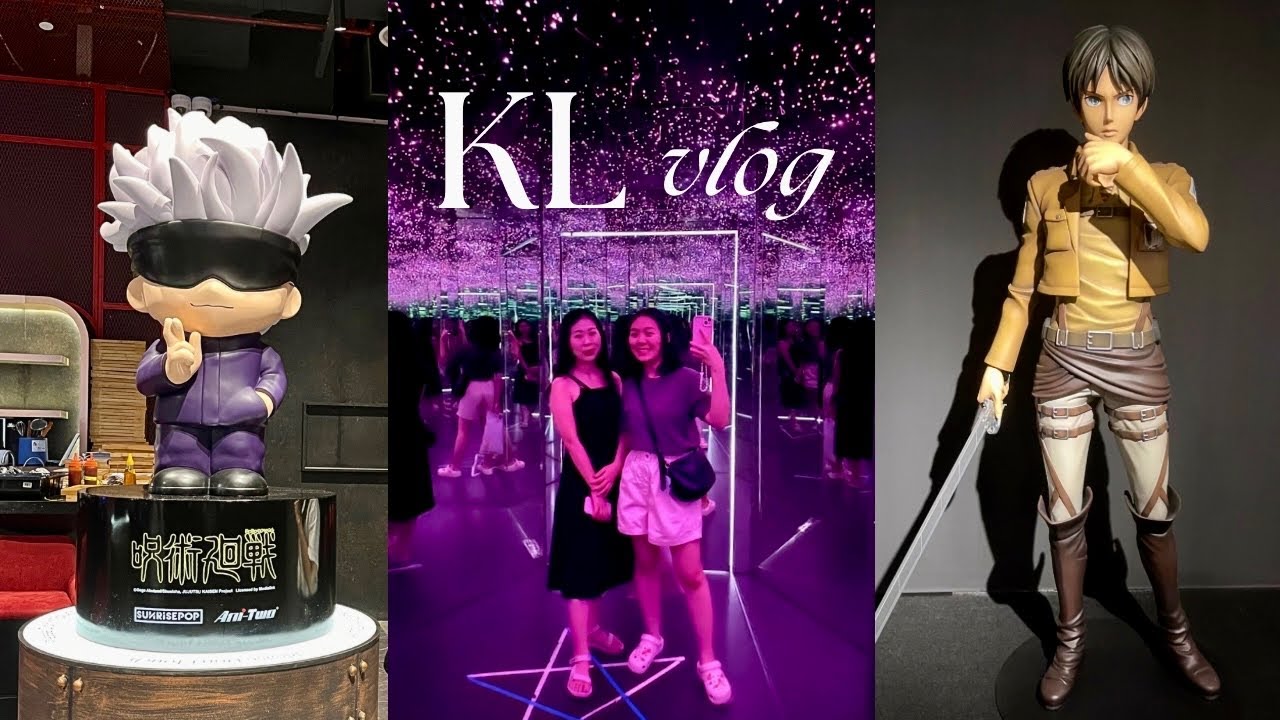 KL vlog 🏙️ JJK Experience, AOT The Final Exhibition, Museum of Illusion ...
