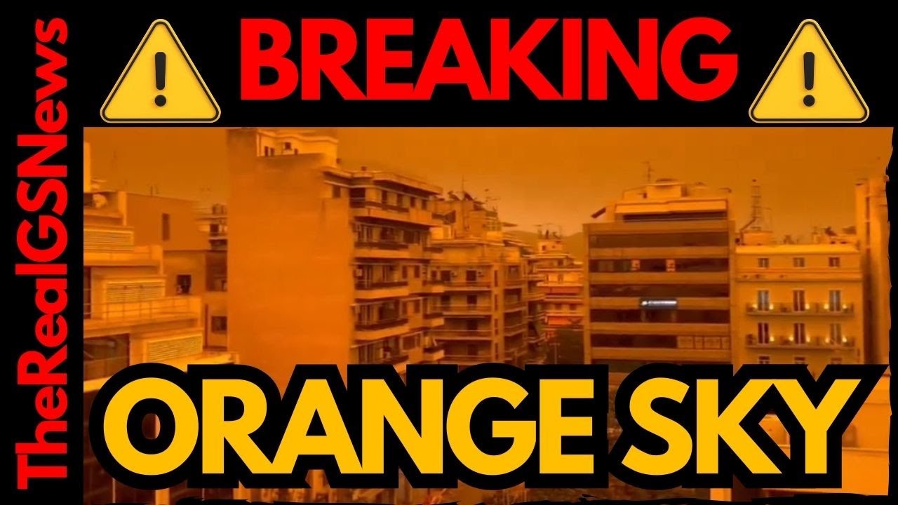 BREAKING: Saharan Dust Turning The Sky Of Athens, Greece Completely ...