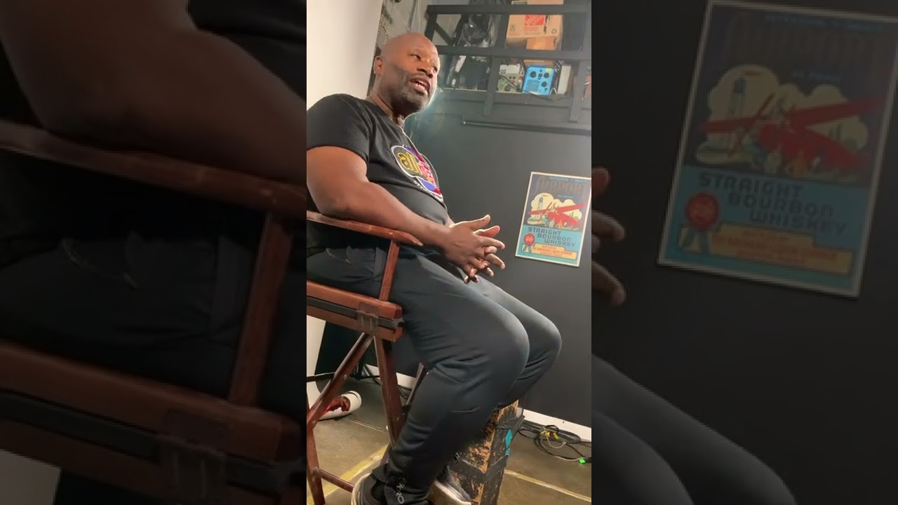 Curtbone sharing some of his life principles on the set of DC legendary ...