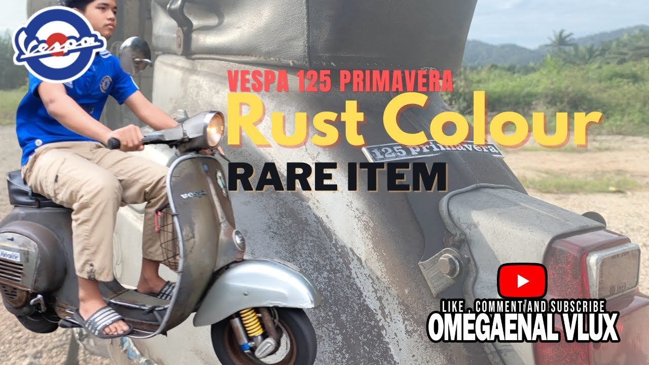 VESPA Primavera 125 Small Frame | Rust Colour best stock original ...