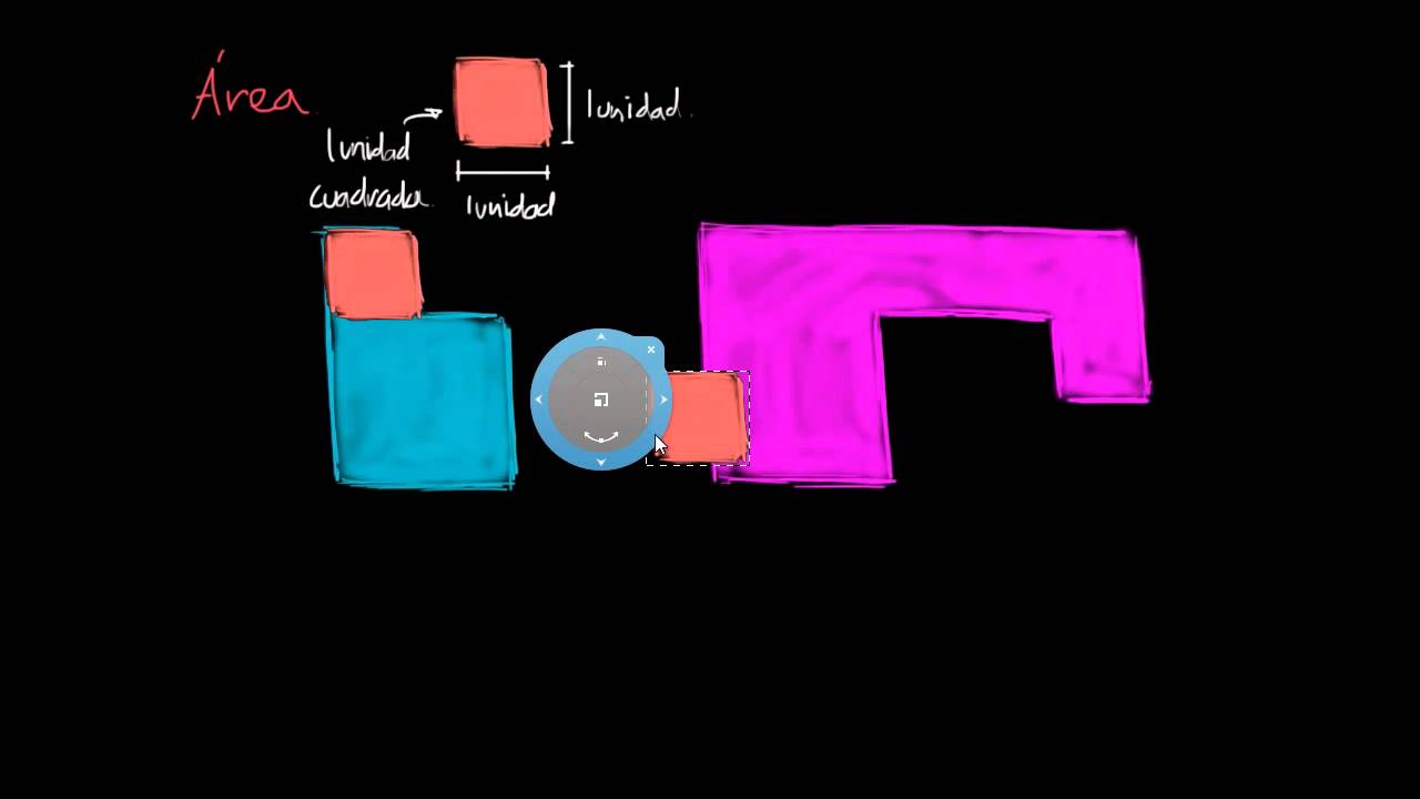 Introducción al área y unidades cuadradas - YouTube