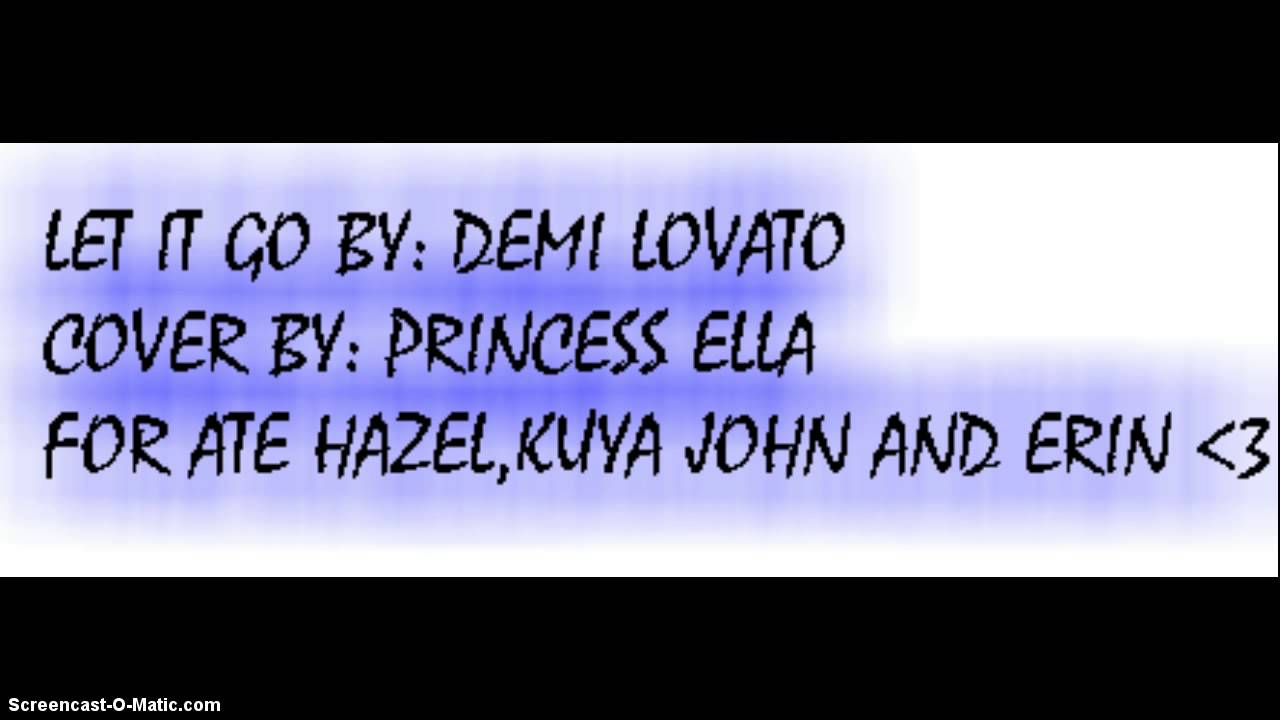 Let it go cover by DEMI LOVATO - YouTube