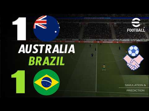 🔴 Australia vs Brazil 1-1 | HIGHLIGHTS & GOALS | International Friendlies 2026 | eFootball Gameplay