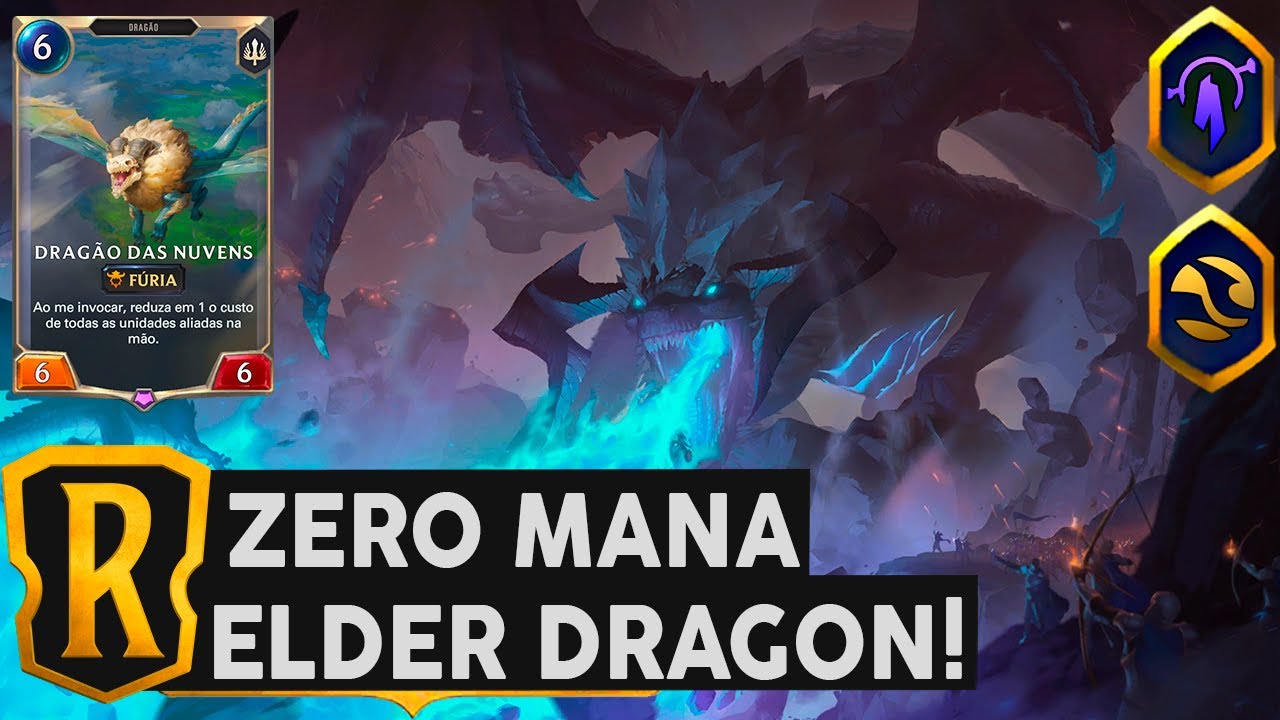 *ABSURDO* NOVO COMBO QUE ZERA TODO CUSTO | DRAGÃO ANCIÃO MORGANA DECK ...