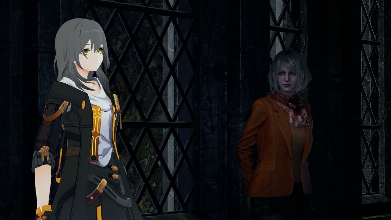 Honkai star rail Stelle Vs Resident Evil 4 Remake (Village section ...