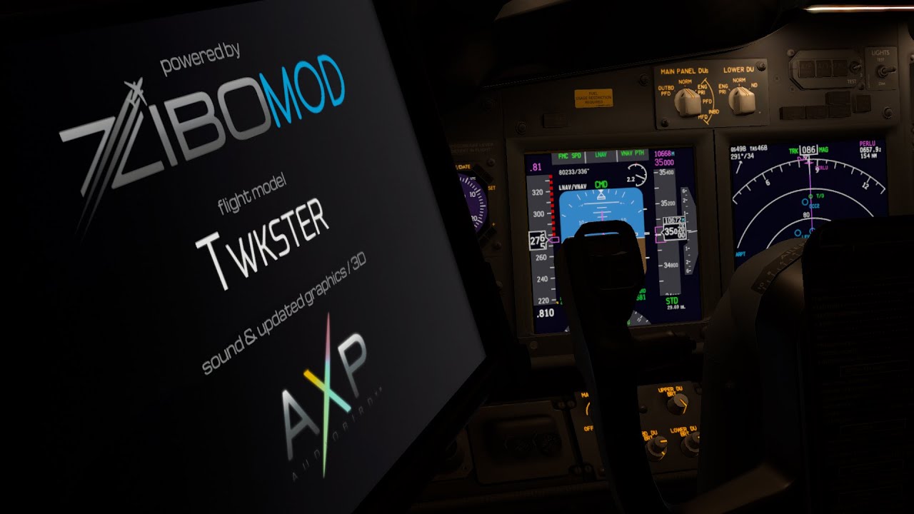 X-PLANE 12 MY ZIBO TABLET/EFB SETTINGS - YouTube