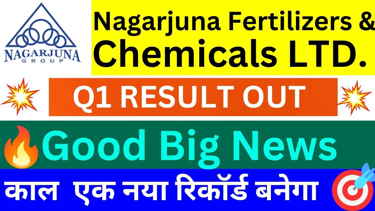 Nagarjuna Fertilizers and Chemicals share latest news 🔥🔥🔥 | nagarjuna ...