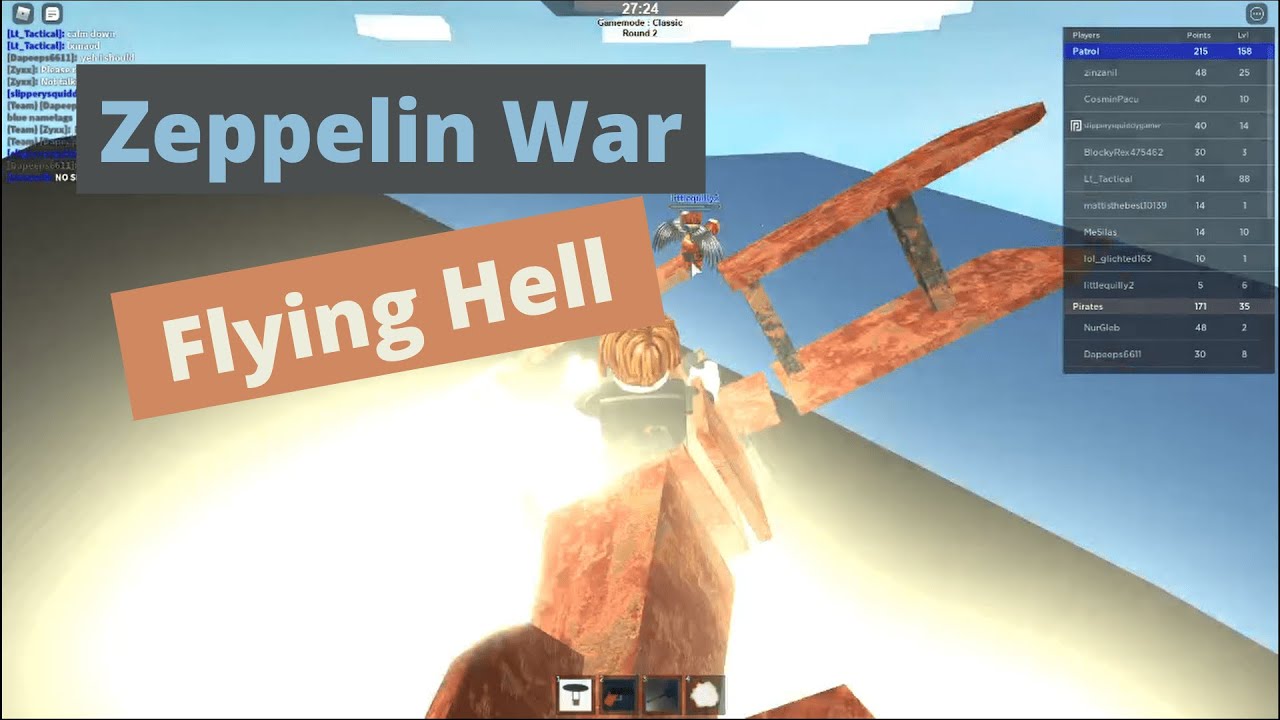 Zeppelin War, The Battle of Hell | Roblox Zeppelin Wars - YouTube