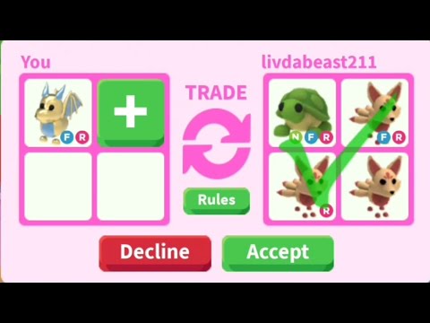 GIVEAWAY + What people trade for FLY RIDE GOLDEN DRAGON in adopt me ...