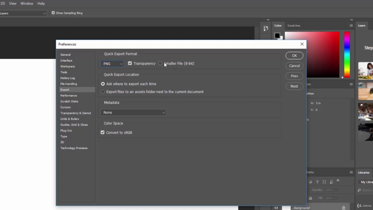 Setting Preferences with Adobe Photoshop CC Tutorial (Part-19) - YouTube
