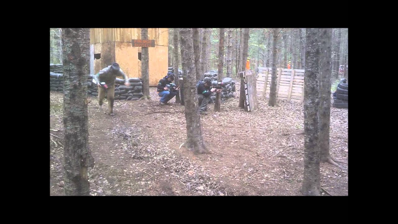Paintball War: Blowing up the bridge - YouTube