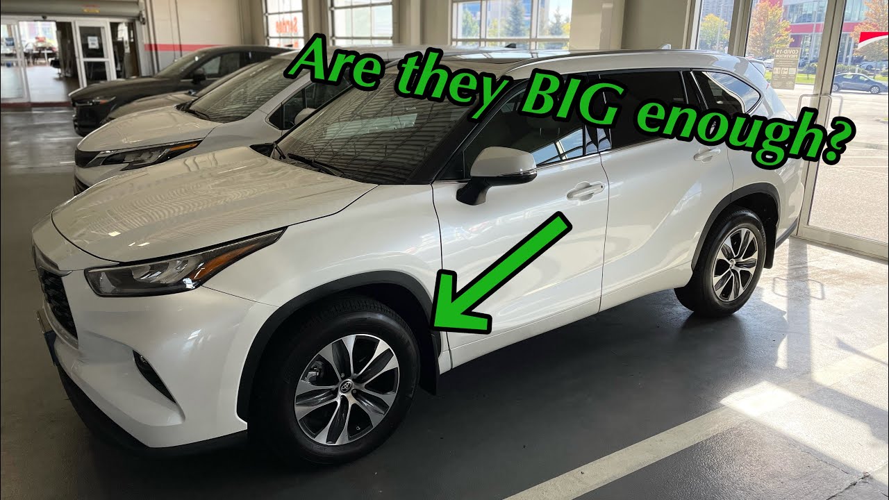 Toyota Highlander XLE wheels TOO SMALL!? Let’s see! - YouTube
