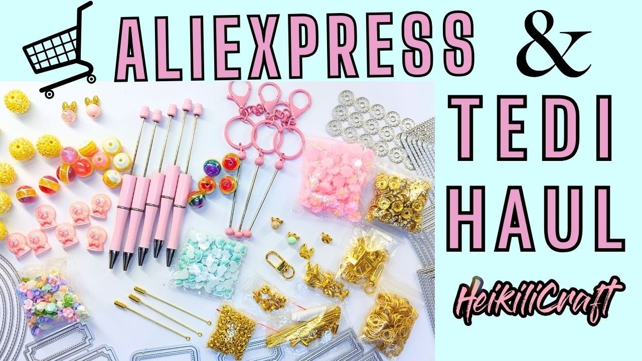 Mega Alixpress Haul und Tedi ist auch dabei | Bastel Wahnsinn für ...