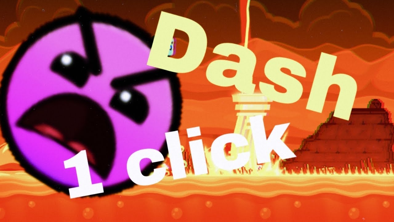 Dash 1 click | Showcase I Geometry dash - YouTube