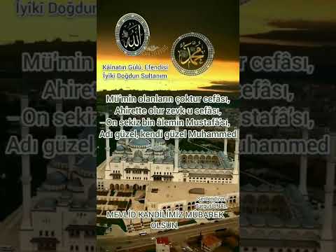#MEVLUT  KANDİLİMİZ MUBAREK OLSUN OLSUN #hzmuhammedsav